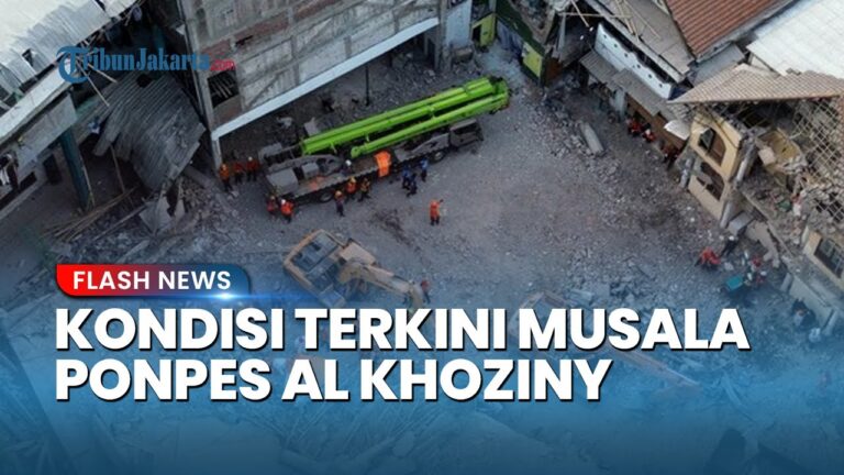 Begini Kondisi Terkini Ambruknya Musala Ponpes Al Khoziny, Tak Ada Lagi ...
